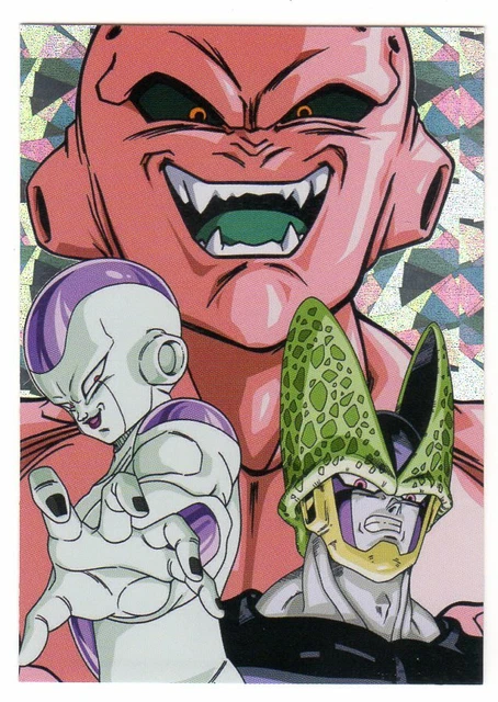CARTE PANINI DRAGON BALL Universal Z02 BUU FRIEZA PERFECT CELL Crystal ...