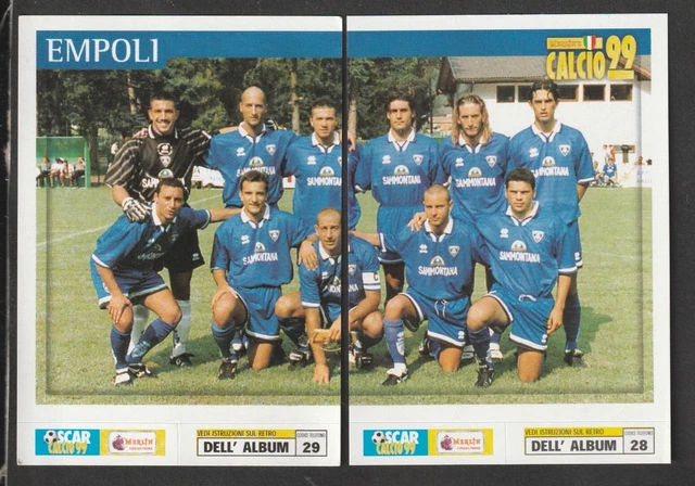 2 FIGURINE CALCIATORI merlin calcio 99 1998-99 squadra EMPOLI NUOVE EUR 2,99 - PicClick IT