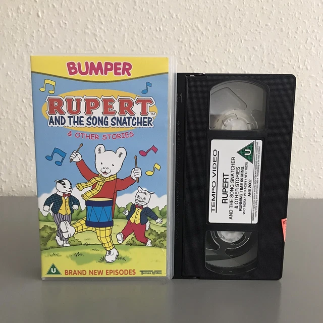 RUPERT AND THE Song Snatcher - Vhs Video - Rupert Bear / Childrens £3. ...