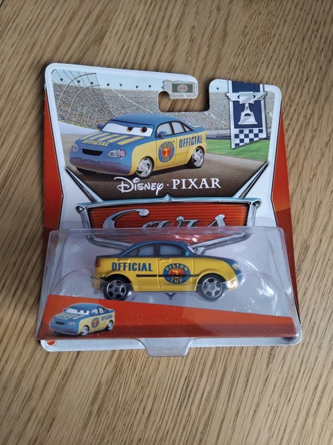 DISNEY PIXAR CARS WOC Race Official Tom 1:55 die-cast new in packaging ...