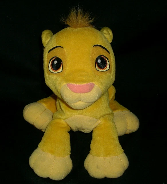 DISNEY THE LION King Soft Purring Baby Simba Noise Stuffed Animal Plush ...