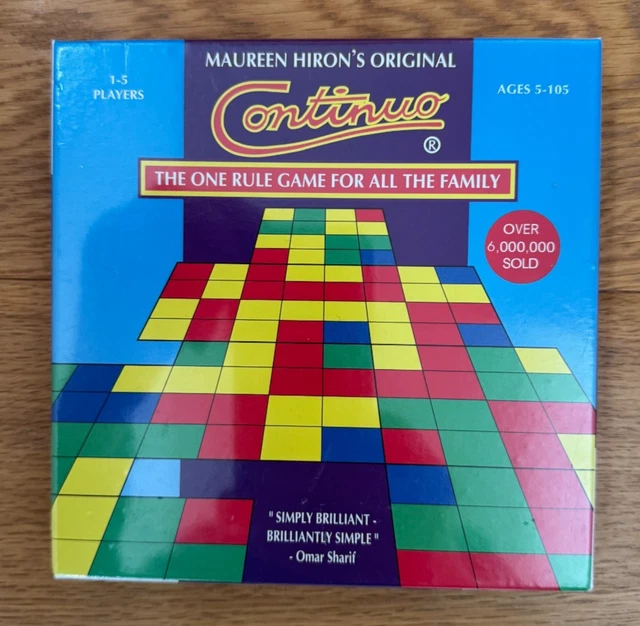 CONTINUO TILE PLACING Board Game By Maureen Hiron 1982 Brand New ...