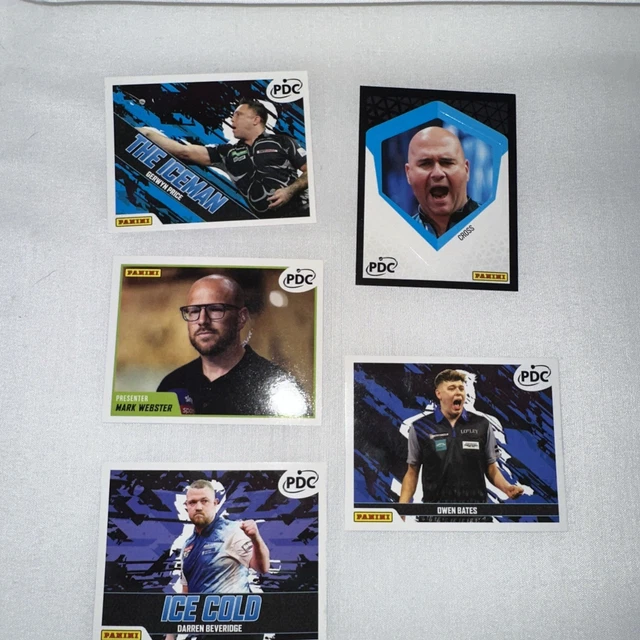 PDC WORLD DARTS Championship 2026 Panini Stickers 2025/2026 - 5 ...