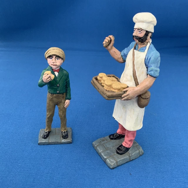 VINTAGE LEAD TOY Figures Simple Simon Pie Man and Boy Rare 1960’s £47. ...