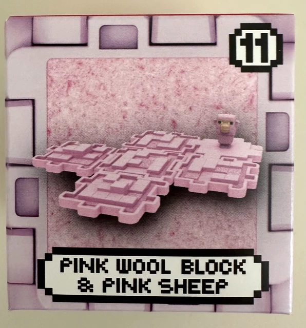 MCDONALD'S HAPPY MEAL Toy 2025 Minecraft Movie Pink Wool Block & Pink ...