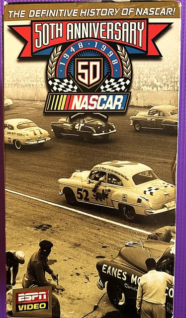 THE DEFINITIVE HISTORY Of NASCAR 50th Anniversary 1948-1998 5 VHS Video ...