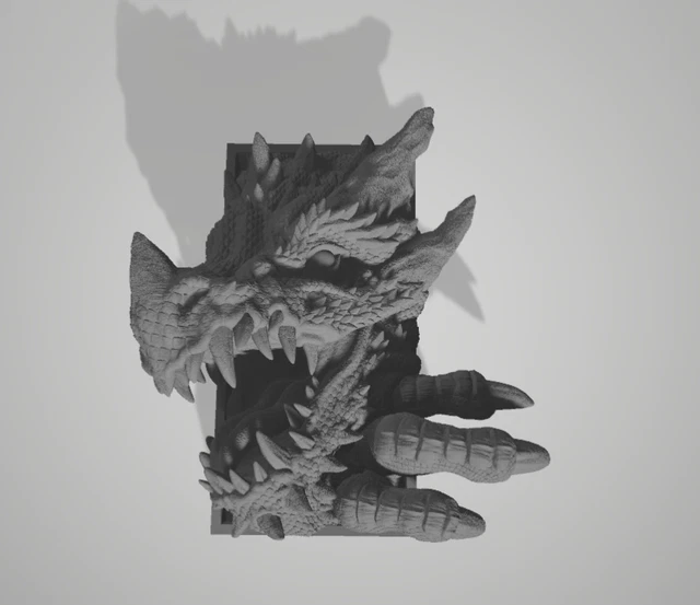 3D MODEL STL File for CNC Router Laser Dragon 3D Model $6.99 - PicClick