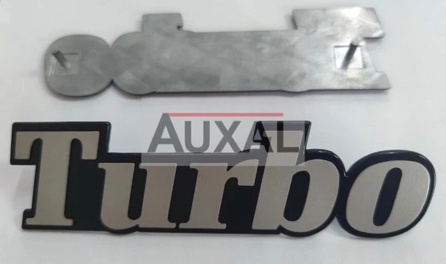 LOGO SIGLE COFFRE Renault 5 R5 TURBO aluminium rear boot emblem ...