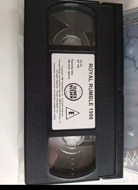 WWF ROYAL RUMBLE 1996 1997 1998 1999 Coliseum Video VHS WWE Wrestling £ ...