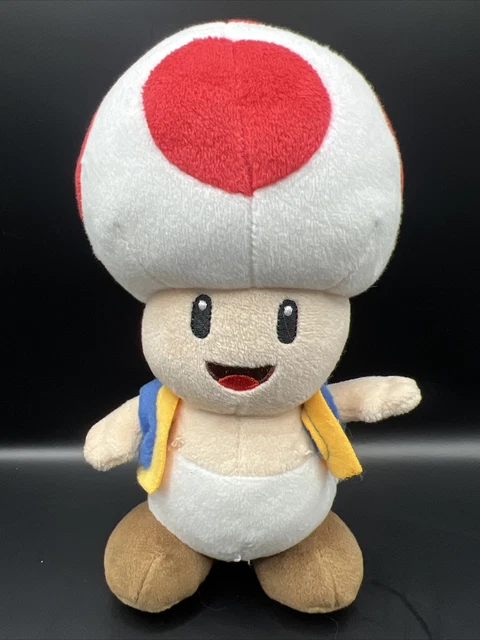 SUPER MARIO BROS B1810 Toad Kinopio Sanei Plush 8 " Stuffed Toy - Clean ...
