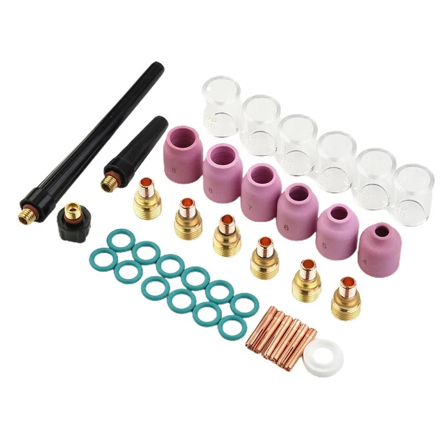 40X / FOR WP-9/20/25 Tig Torche de Soudage Collet Gaz Verres Pyrex ...