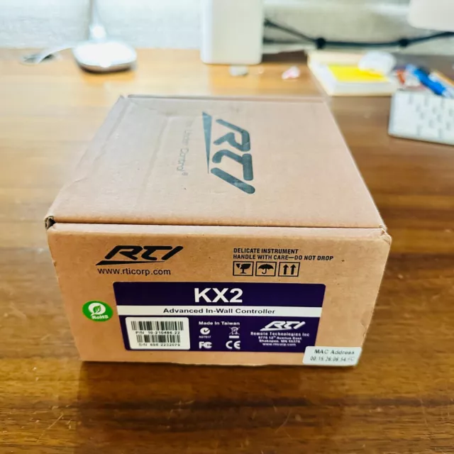 RTI KX2 KX-2 Advanced In-Wall Touchpanel Keypad Control System EUR 105,51 - PicClick FR