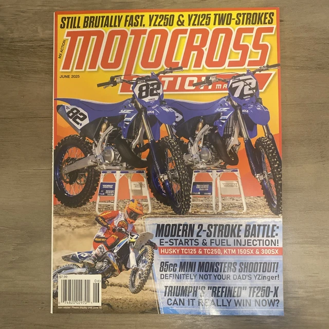 MOTOCROSS ACTION MAGAZINE June 2025 Modern 2 Stroke Battle $11.99 ...