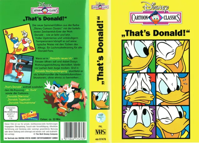 2 Walt Disney Cartoon Classics Vhs Tapes Heres Picclick Uk