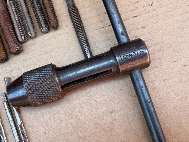 ASST VINTAGE TAPS, Thread Making & P&N T-Handle Wrench - Engineering ...