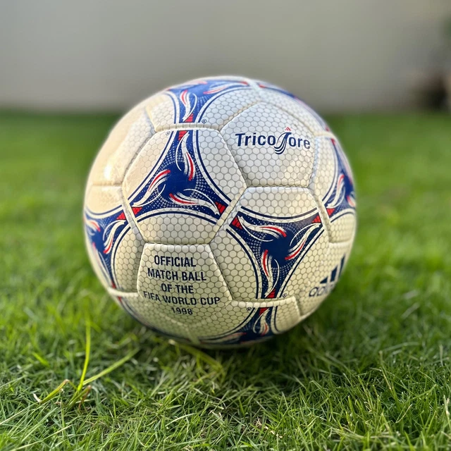TRICOLORE FOOTBALL FIFA World Cup 1998 Official Match Soccer Ball Size ...
