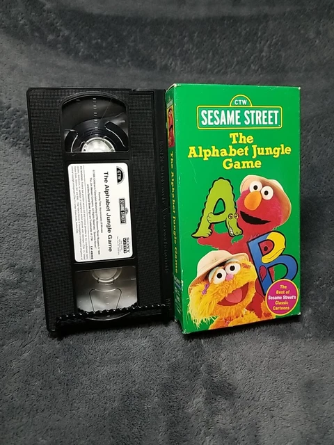 SESAME STREET - The Alphabet Jungle Game (VHS, 1998) £9.08 - PicClick UK