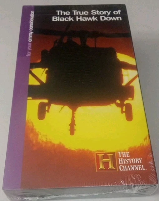 TRUE STORY OF Black Hawk Down VHS History Channel NEW SEALED Emmy ...