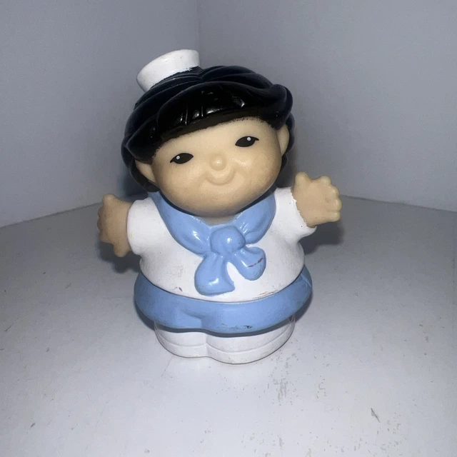 FISHER PRICE LITTLE People 1996 Figure- Sonya Lee Asian Sailor Girl $5. ...