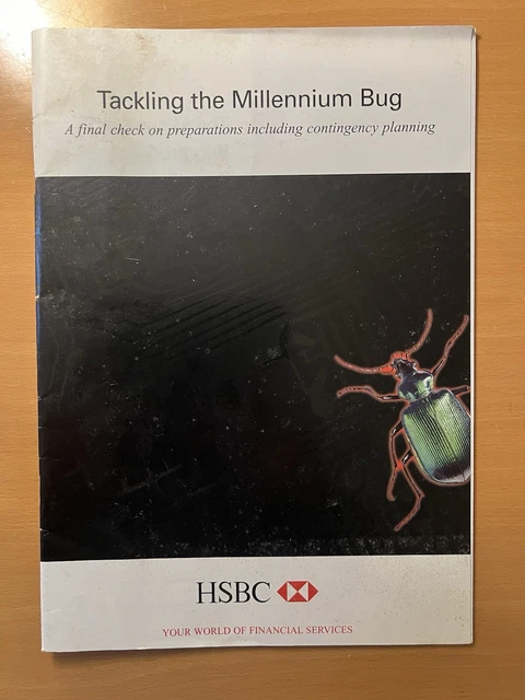 MILLENNIUM BUG PLANNING HSBC Collectible History Vintage £24.74 - PicClick UK