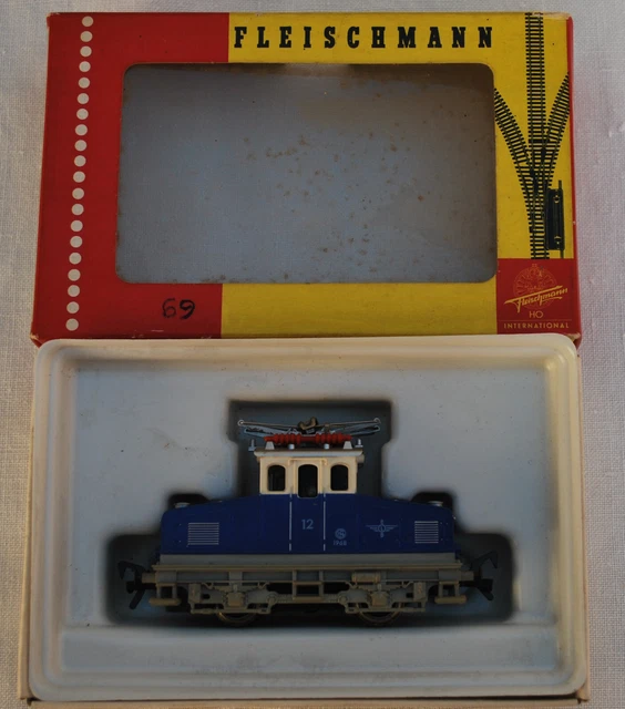 FLEISCHMANN LOCOMOTIVE ELECTRIQUE E69 "Boite A Sel" Ref 1302Z En Ho 2 ...