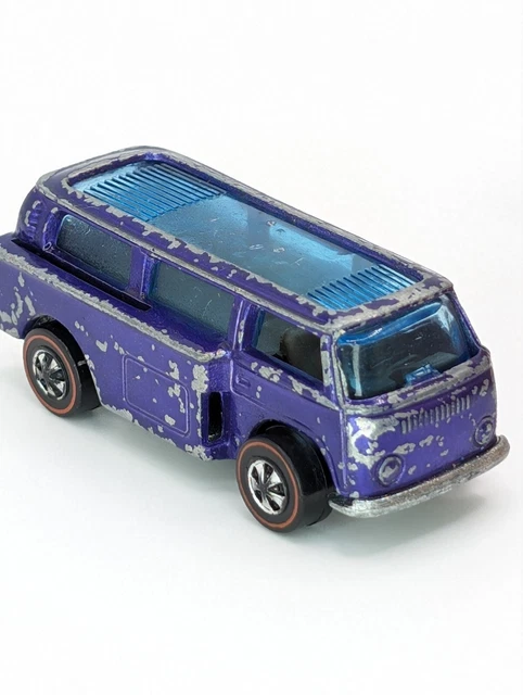 MATTEL HOT WHEELS Redline Beach Bomb VW Van rare purple 1969 vintage ...