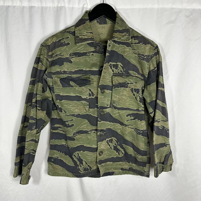 VIETNAM WAR ARVN South Vietnamese Tiger Stripes Camo Jacket Original ...