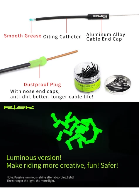 4PCS WATERPROOF BIKE Aluminum Alloy Oiling Rat Tail Pipe Wire Brake Tube $8.30 - PicClick CA