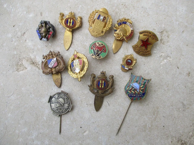 RARE LOT INSIGNES militaires Anciens Combattants Associations 1ère ...