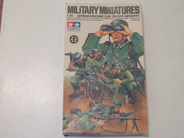 MODÈLE MILITAIRE TAMIYA mitrailleuse allemande infanterie échelle 1:35 ...