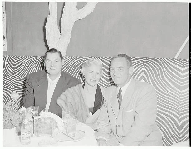 JOHNNY WEISMULLER AND Wife with Friend at El Morocco - New Yor - 1953 ...