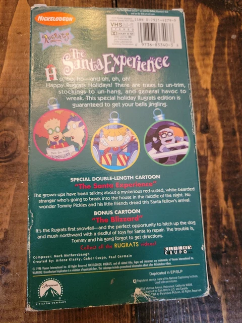 RUGRATS - THE Santa Experience (VHS, 1999) $5.66 - PicClick CA