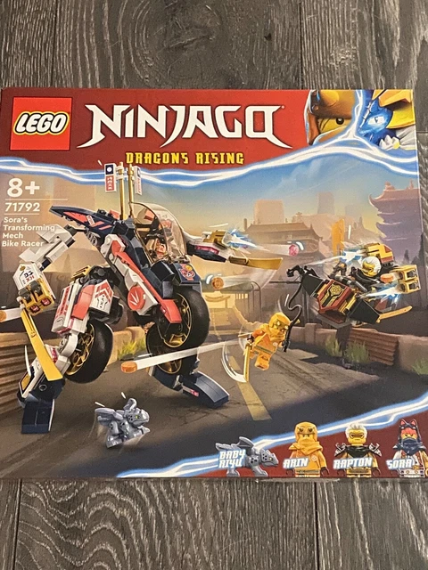 Lego Ninjago Dragons Rising Soras Transforming Mech Bike Racer 71792