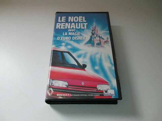 RARE CASSETTE VHS Le NOEL RENAULT avec la MAGIE EURO DISNEY PARIS 1990 ...