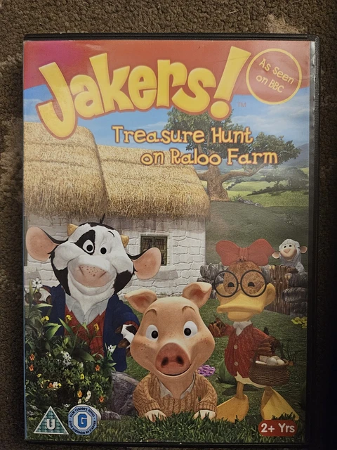 JAKERS TREASURE HUNT On Raloo Farm Dvd 4 Episodes Kids £16.99 - PicClick UK