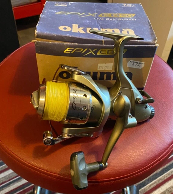 OKUMA EPIX EB50 'baitrunner' reel £15.00 - PicClick UK