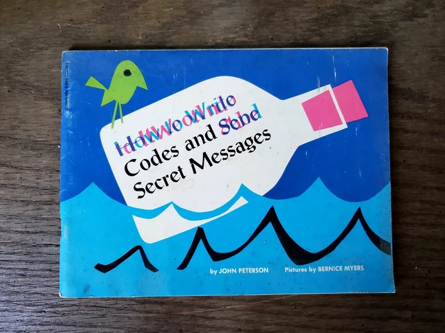HOW TO WRITE Codes and Send Secret Messages by John Peterson 1966 Vintage PB £2.16 - PicClick UK
