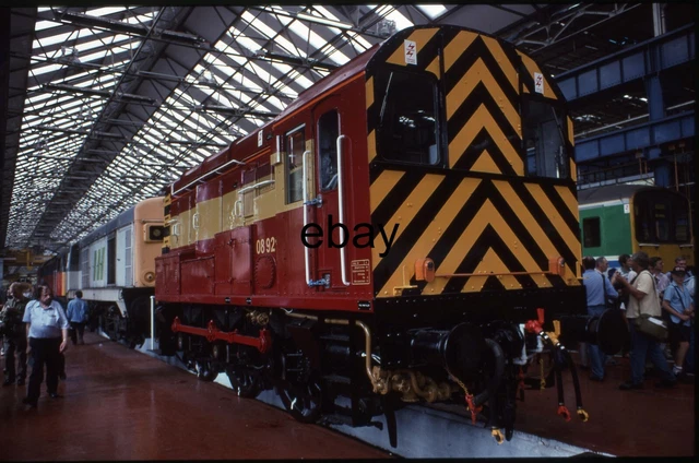 35MM RAILWAY SLIDE- BR Diesel Shunter Class 08. 08921 @ Crewe Works £2.99 - PicClick UK
