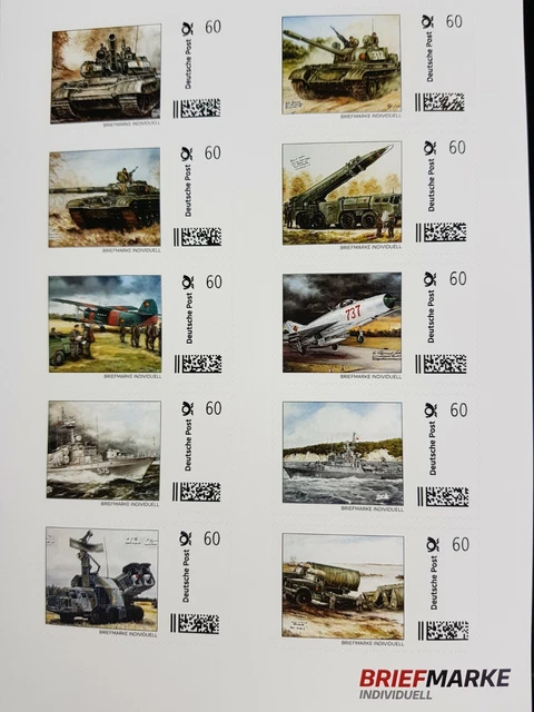 STAMP BLOCK (NVA technology mix), Deutsche Post, NVA, tanks £24.64 ...
