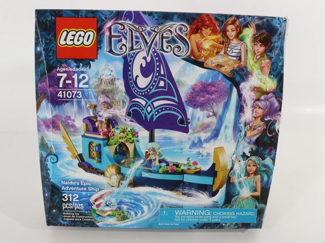 LEGO ELVES NAIDAS Epic Adventure Ship Mostly Built Set 41073 + Box ...