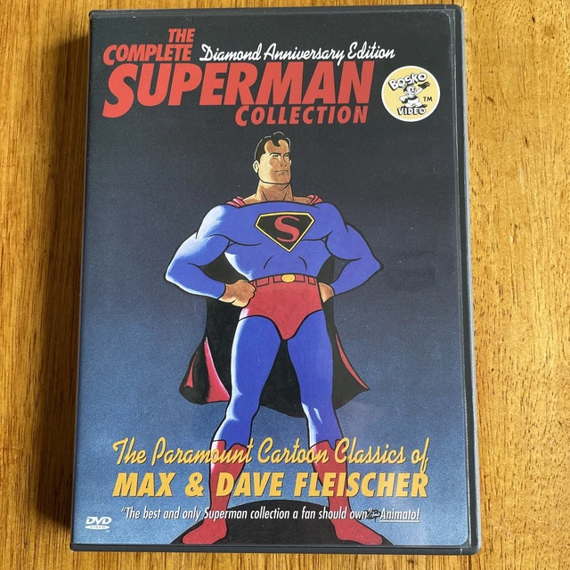 SUPERMAN PARAMOUNT CARTOON Complete Collection DVD Max & Dave Fleischer Region 1 $16.95 ...