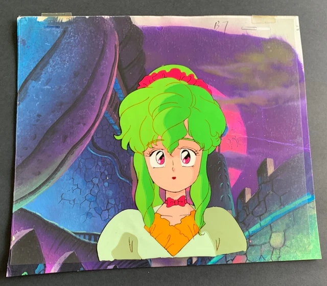 IDOL ANGEL YOKOSO Yoko - KYOKO HOSHIHANA anime cel B7 w/ Background £48 ...