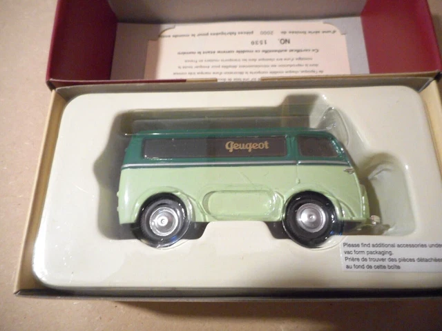 PEUGEOT D3A CORGI HERITAGE MINI BUS PEUGEOT EN BOITE 1/43 REF 70621 ...