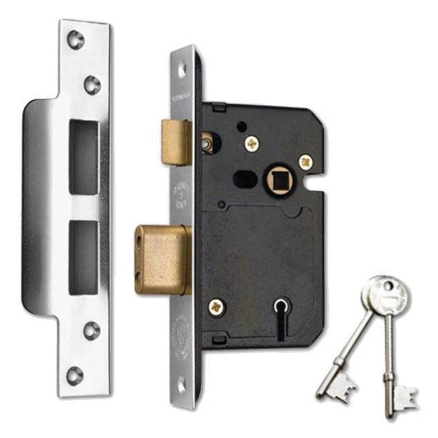 SECUREFAST BRITISH STANDARD BS3621 Five Lever Sashlock 2 KEYED. SKSS2 2 ...