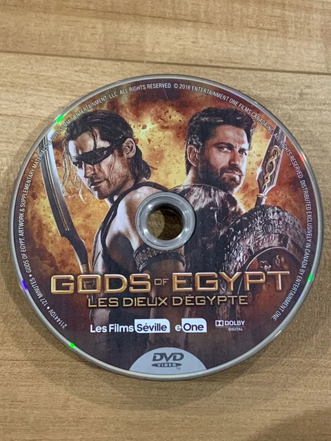 GODS OF EGYPT DVD 2016 Movie eOne Les Films Seville Action Fantasy Disc ...
