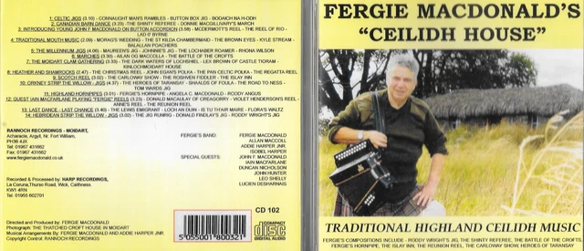 &FERGIE MACDONALD'S CEILIDH HOUSE" : 14 tracks of Scottish Ceilidh ...