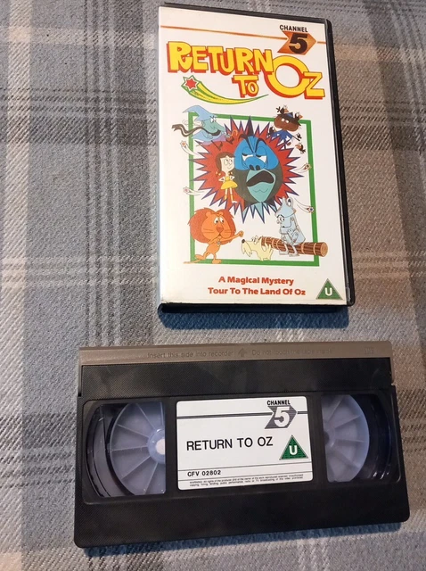 RETURN TO OZ Cartoon Animation Channel 5 Vhs Video Childrens Classic £9 ...