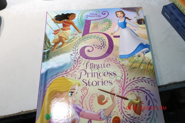 DISNEY PRINCESS 5-MINUTE Princess Stories Hardcover Book - NEW $7.99 ...