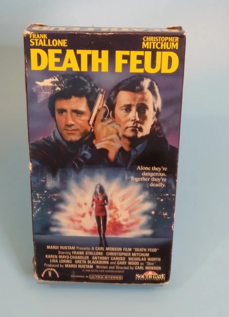 DEATH FEUD VHS FRANK STALLONE CHRIS MITCHUM Very RARE VHS EUR 51,30 ...