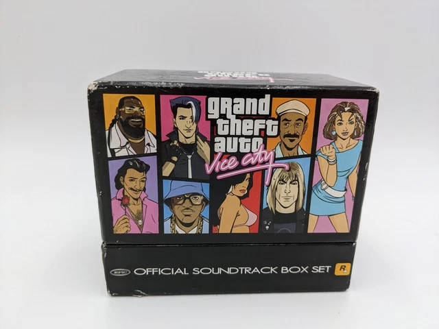 GRAND THEFT AUTO Vice City Official Soundtrack CD Box Set 100% Complete ...